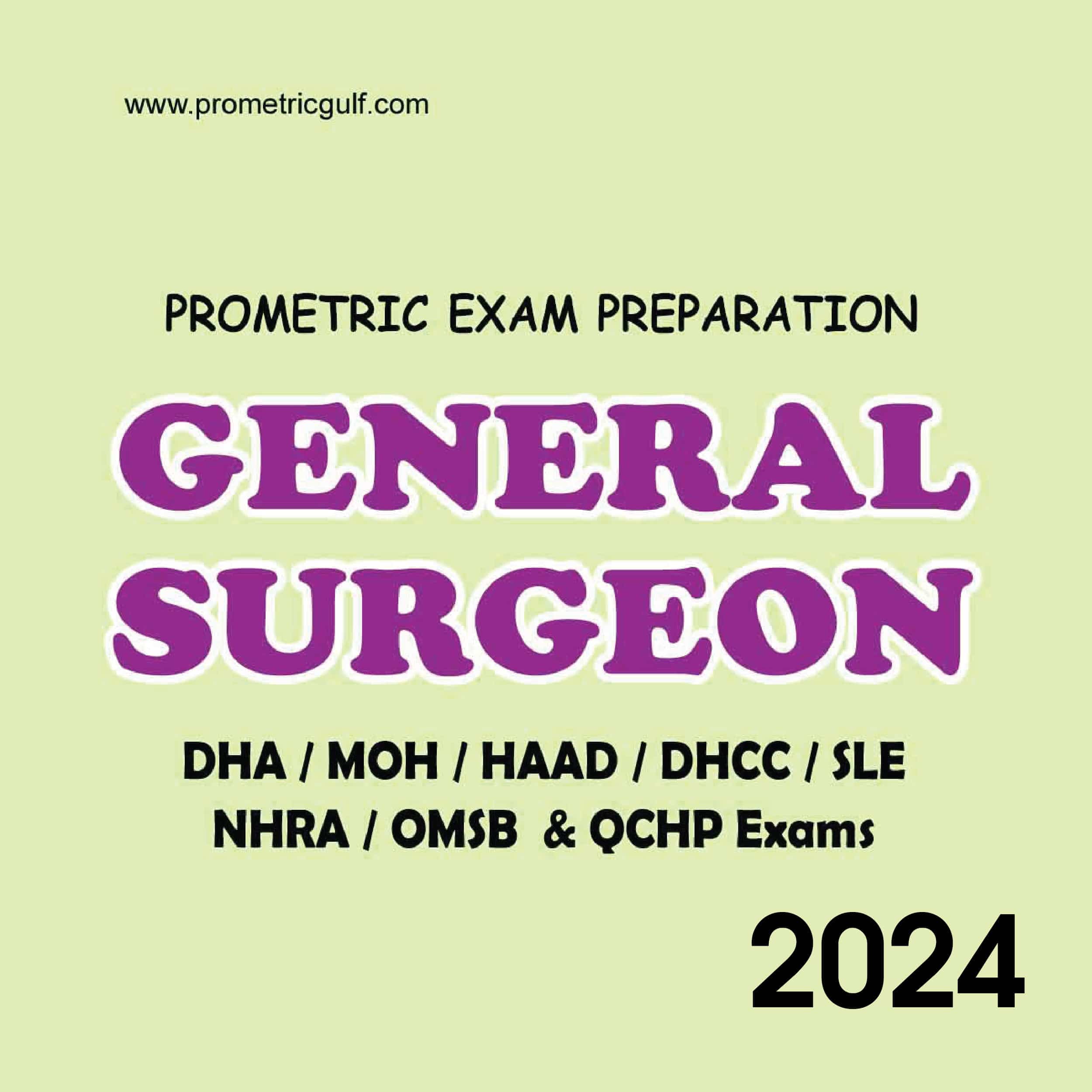General Surgeon Prometric Exam Practice MCQs Online 2024 | Mock Exam